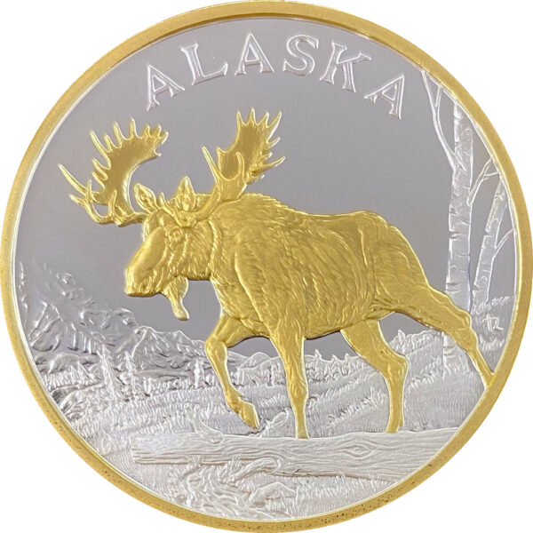 Official State Gold And Silver Medallions, Alaskan Theme Christmas ...