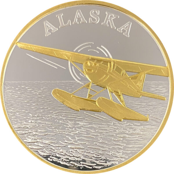 Official State Gold And Silver Medallions, Alaskan Theme Christmas ...