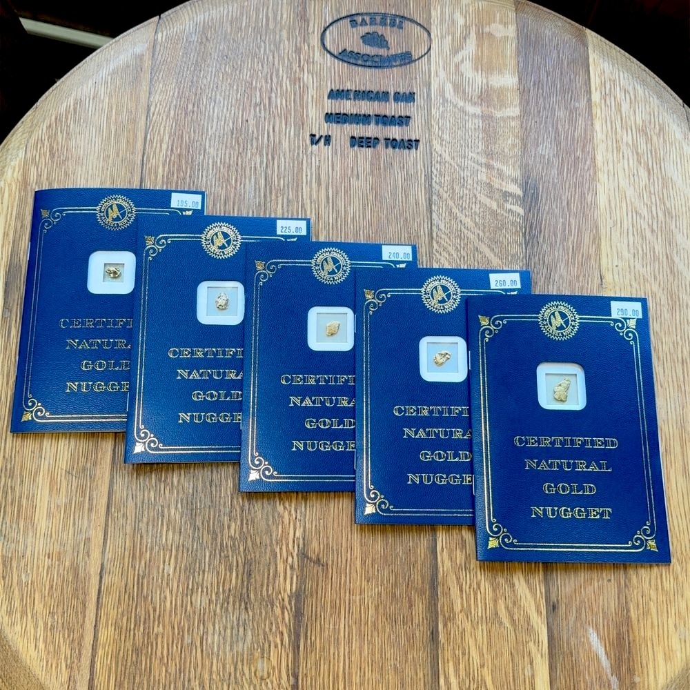 Certified Natural Alaskan Gold Nuggets $49.99 and Up - Alaska Mint